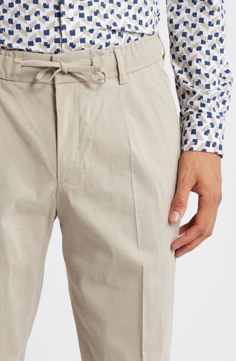 BOSS Perin Linen Blend Drawstring Pants | Nordstromrack