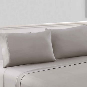 Modern Threads 1800 Series 100 Solid Microfiber 4-Piece Sheet Set ...