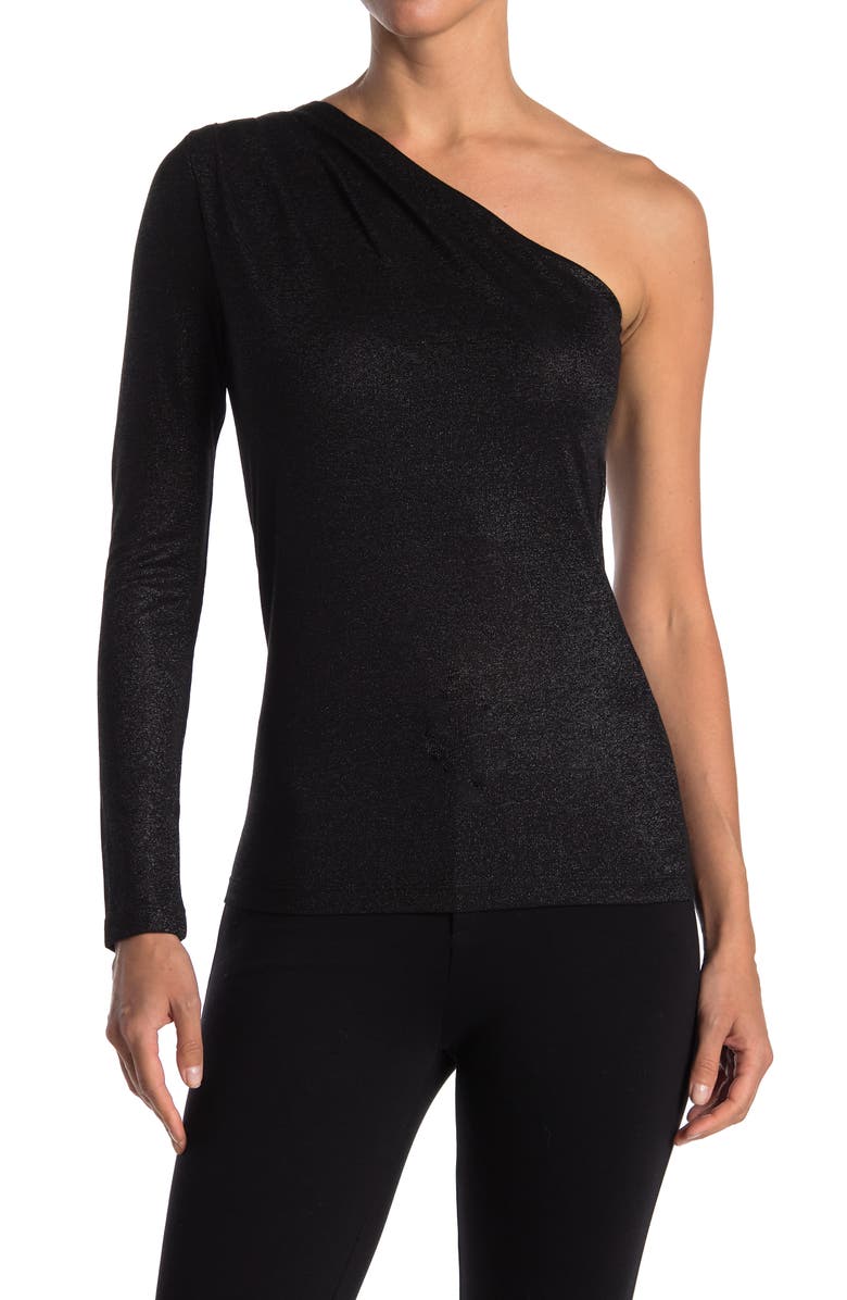Reiss Joss Glitter One-Shoulder Top | Nordstromrack