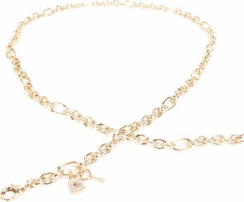 Kate Spade New York lock & key chain belt | Nordstrom