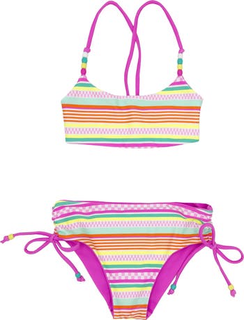 Feather 4 Arrow Kids' 4 the Good Vibes Reversible Two-Piece Swimsuit ...