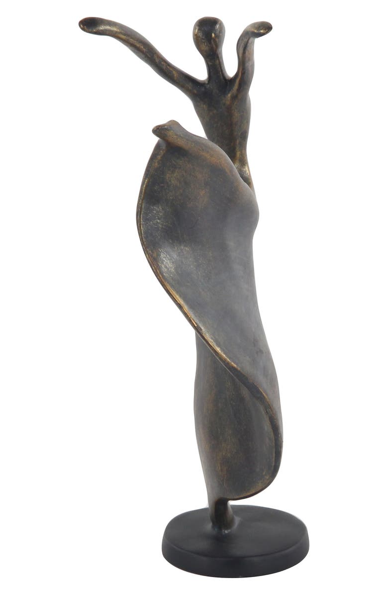 SONOMA SAGE HOME Brasstone Polystone Traditional Dancer Sculpture ...
