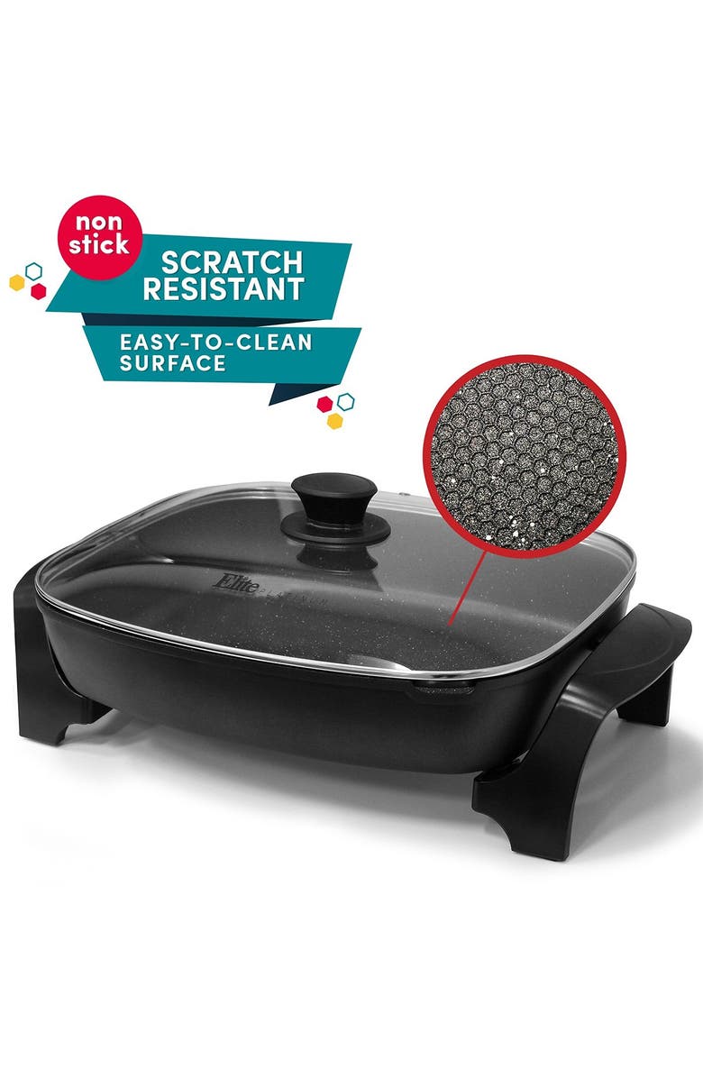 MAXI-MATIC Elite Platinum 8Qt. Jumbo Electric Skillet w/ Easy-Pour ...