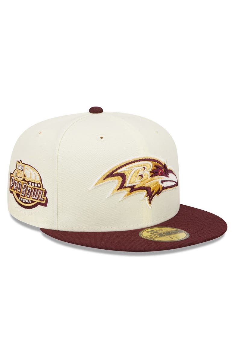 New Era Men's New Era Cream/Maroon Baltimore Ravens Gridiron Classics ...