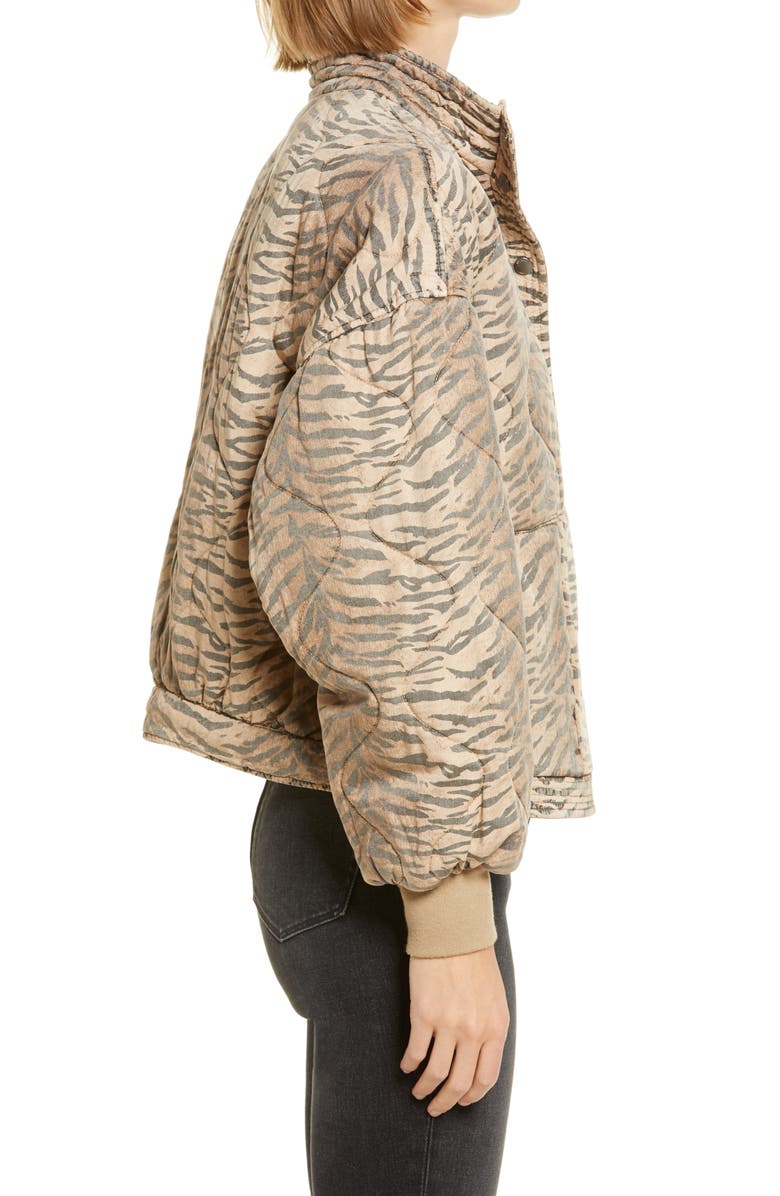 BLANKNYC Tiger Print Quilted Jacket | Nordstromrack