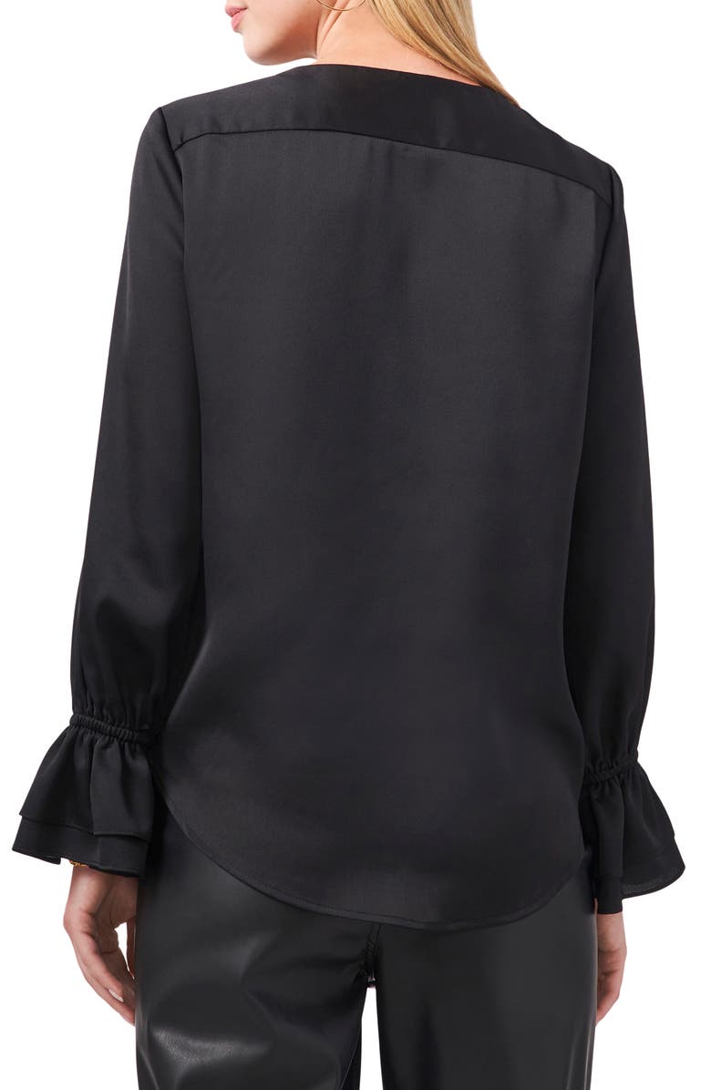 Vince Camuto Wrap Front Double Cuff Blouse | Nordstromrack
