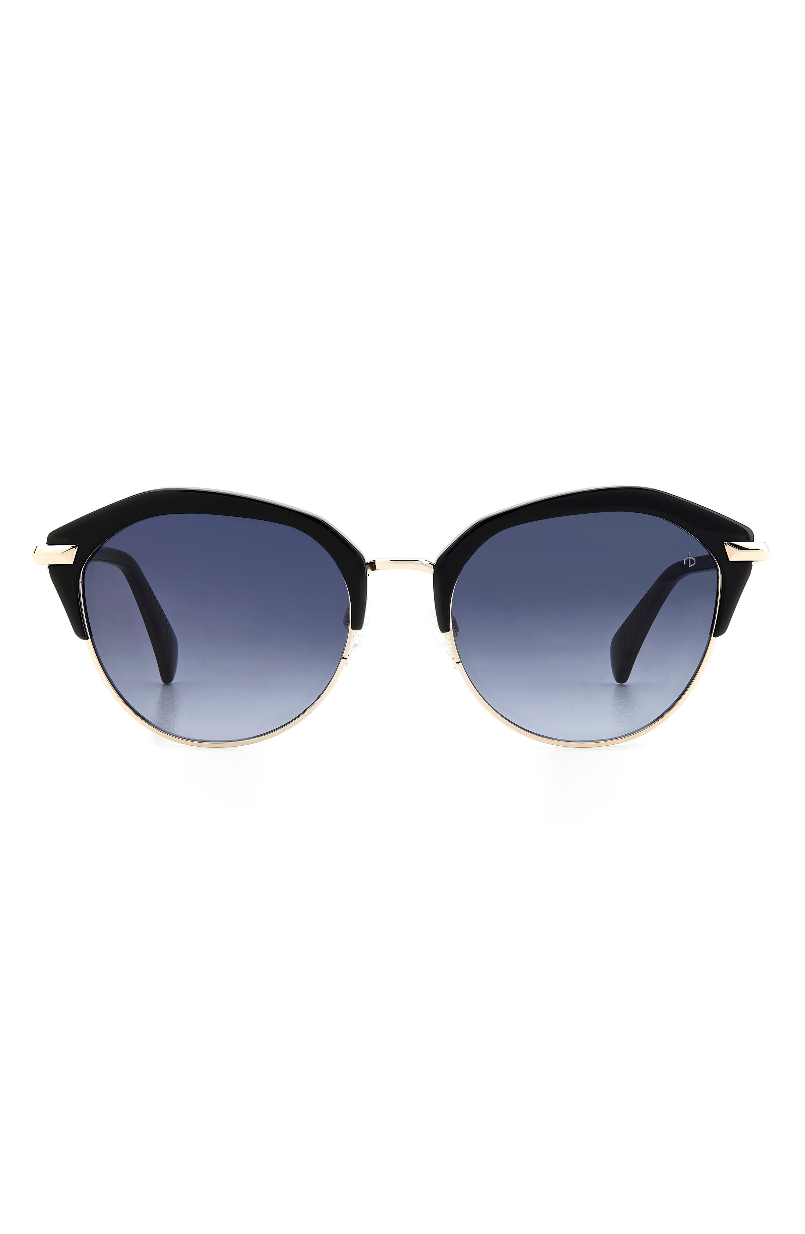 rag & bone 55mm Gradient Round Sunglasses | Nordstrom