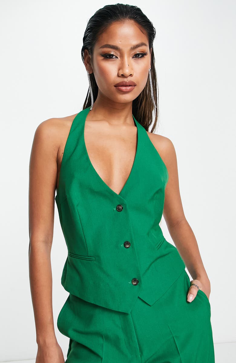 ASOS DESIGN Suit Halter Waistcoat | Nordstromrack