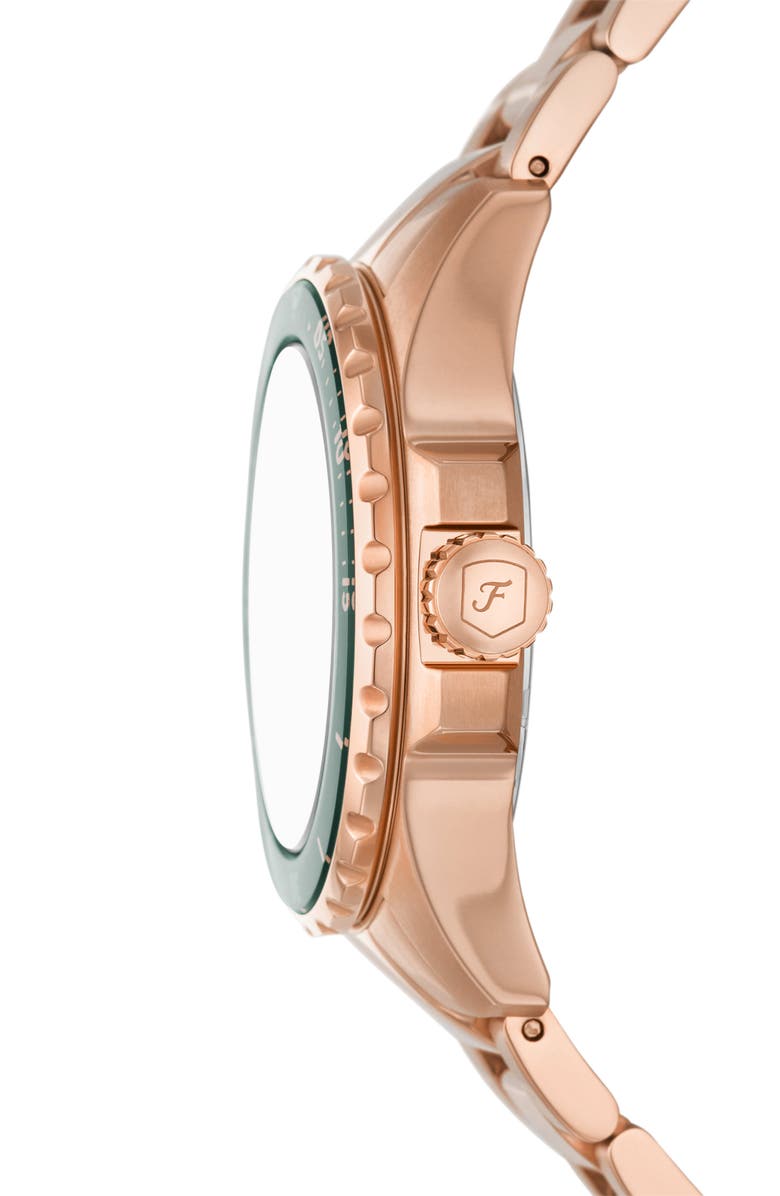 Fossil Blue Dive Crystal Quartz Bracelet Watch, 36mm | Nordstromrack