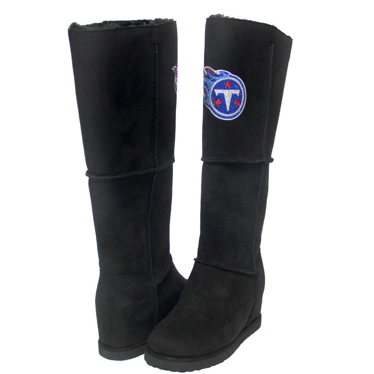 CUCE Women's Cuce Black Tennessee Titans Suede Knee-High Boots | Nordstrom