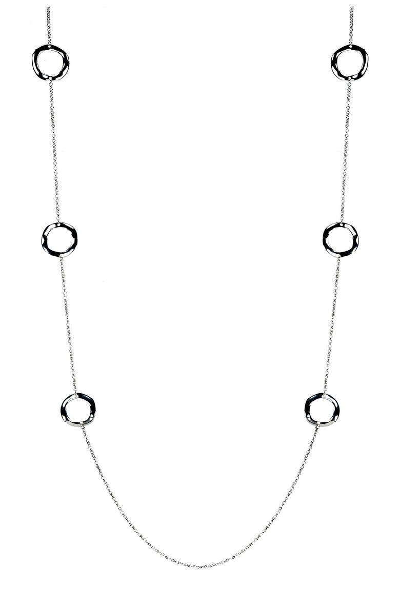 Ippolita Sterling Silver Wavy Circle Necklace | Nordstromrack