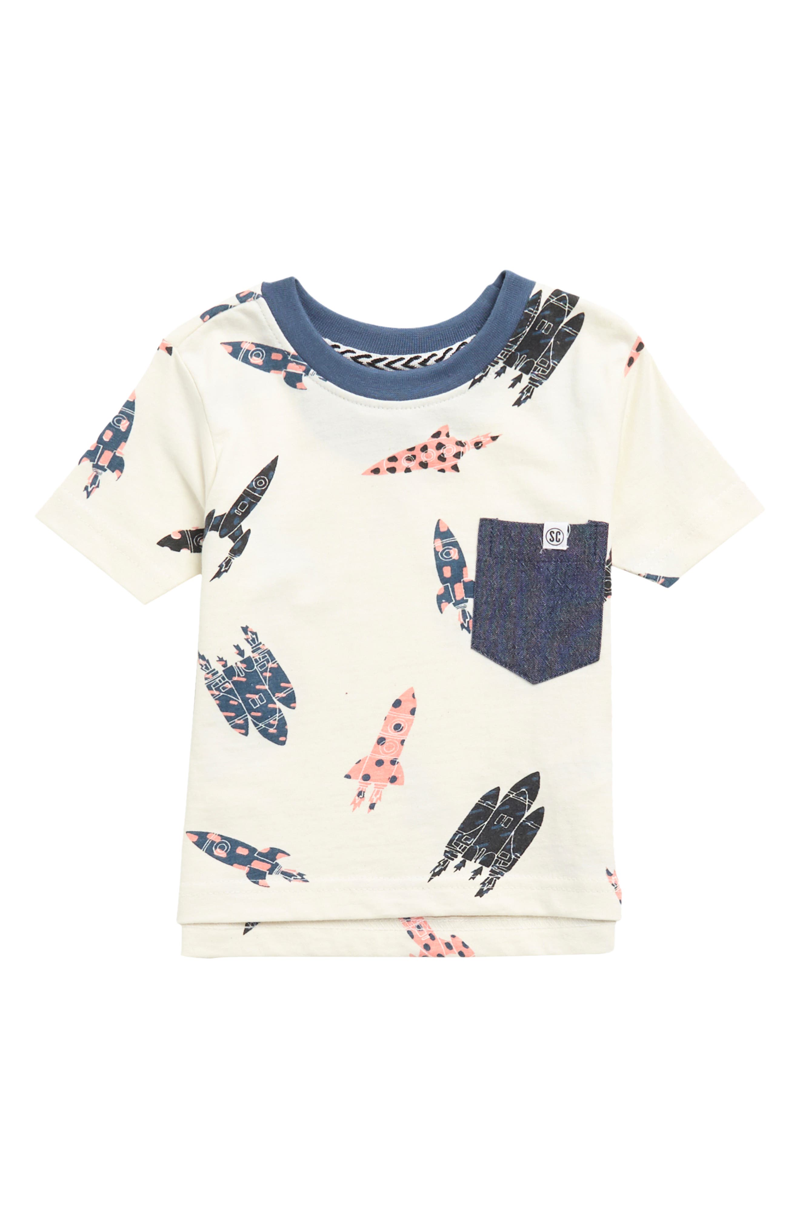 Sovereign Code Russ Rocket Print Pocket T-Shirt | Nordstromrack