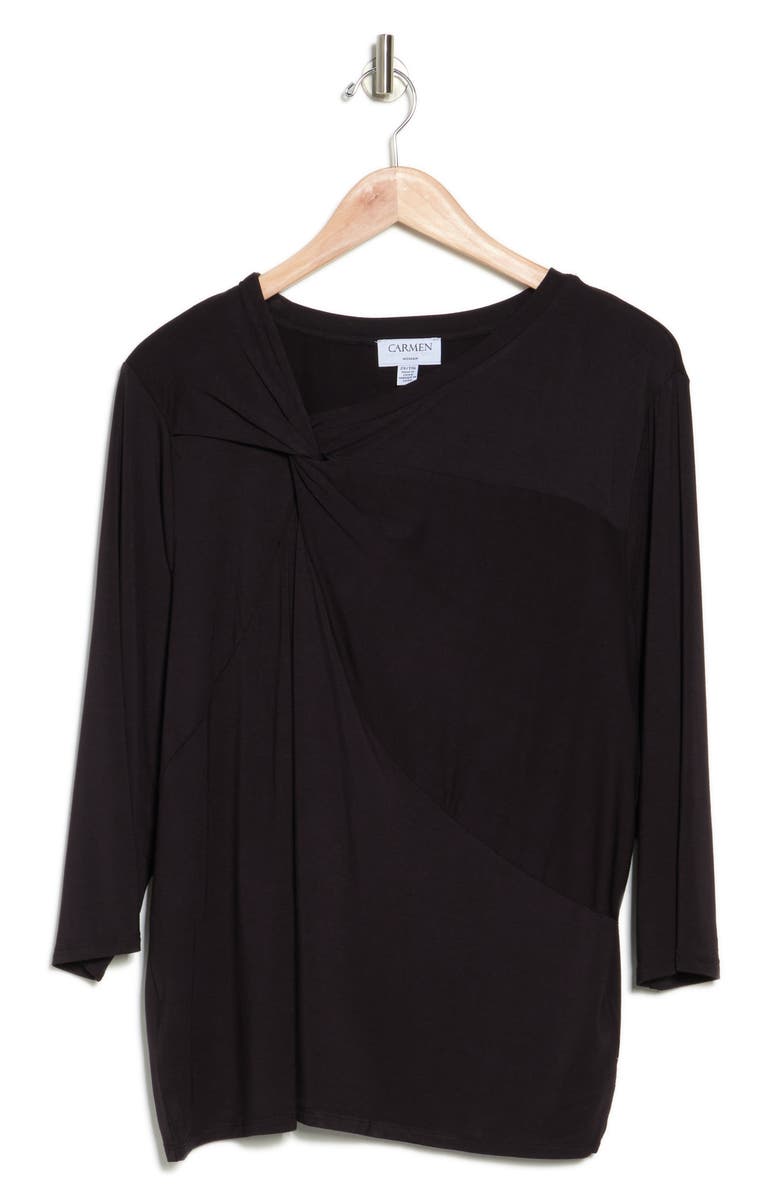 Carmen Marc Valvo Couture Twist Neck Blouse | Nordstromrack