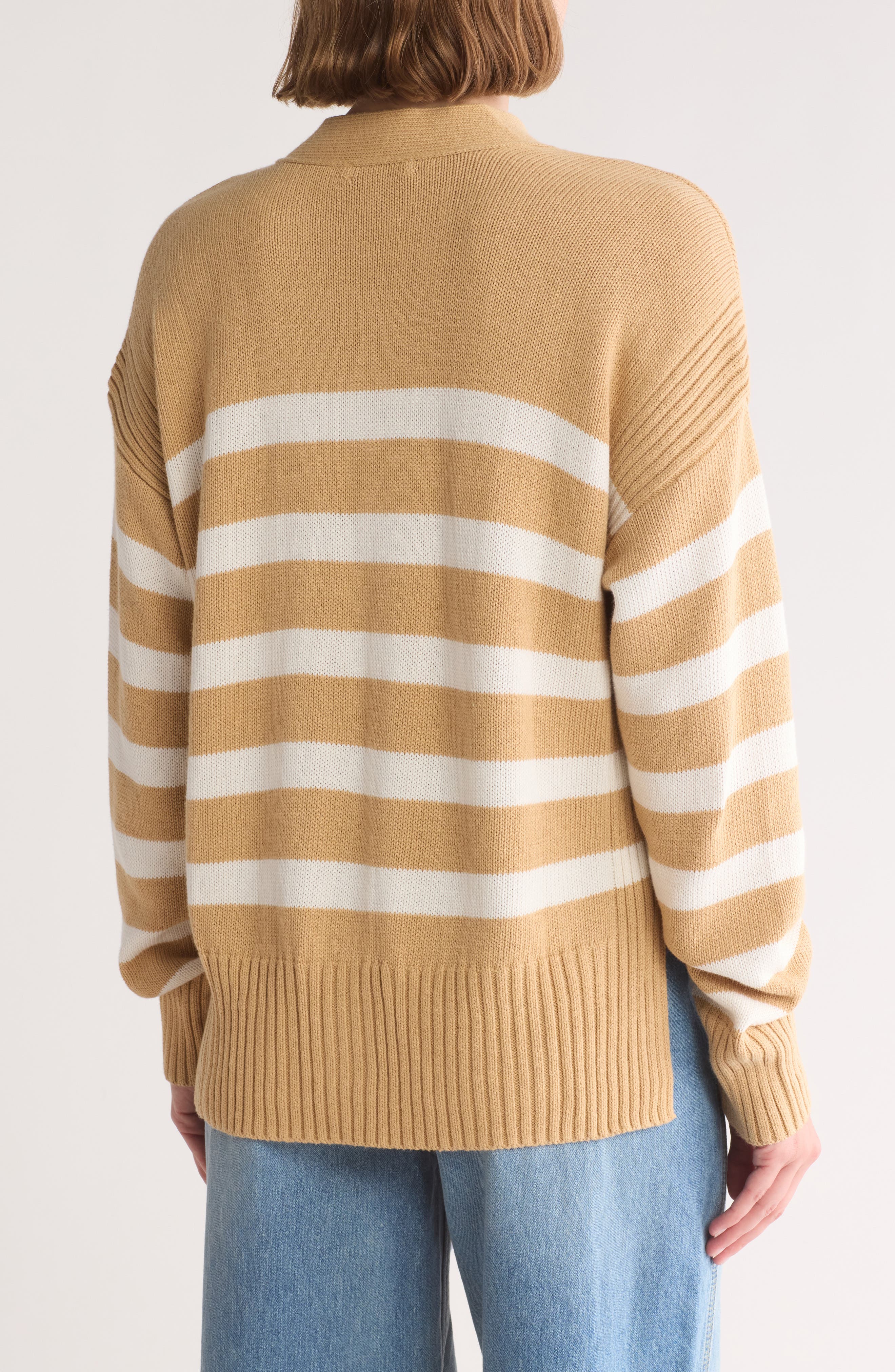 Madewell Stripe Sharon V-Neck Emmett Cardigan | Nordstromrack
