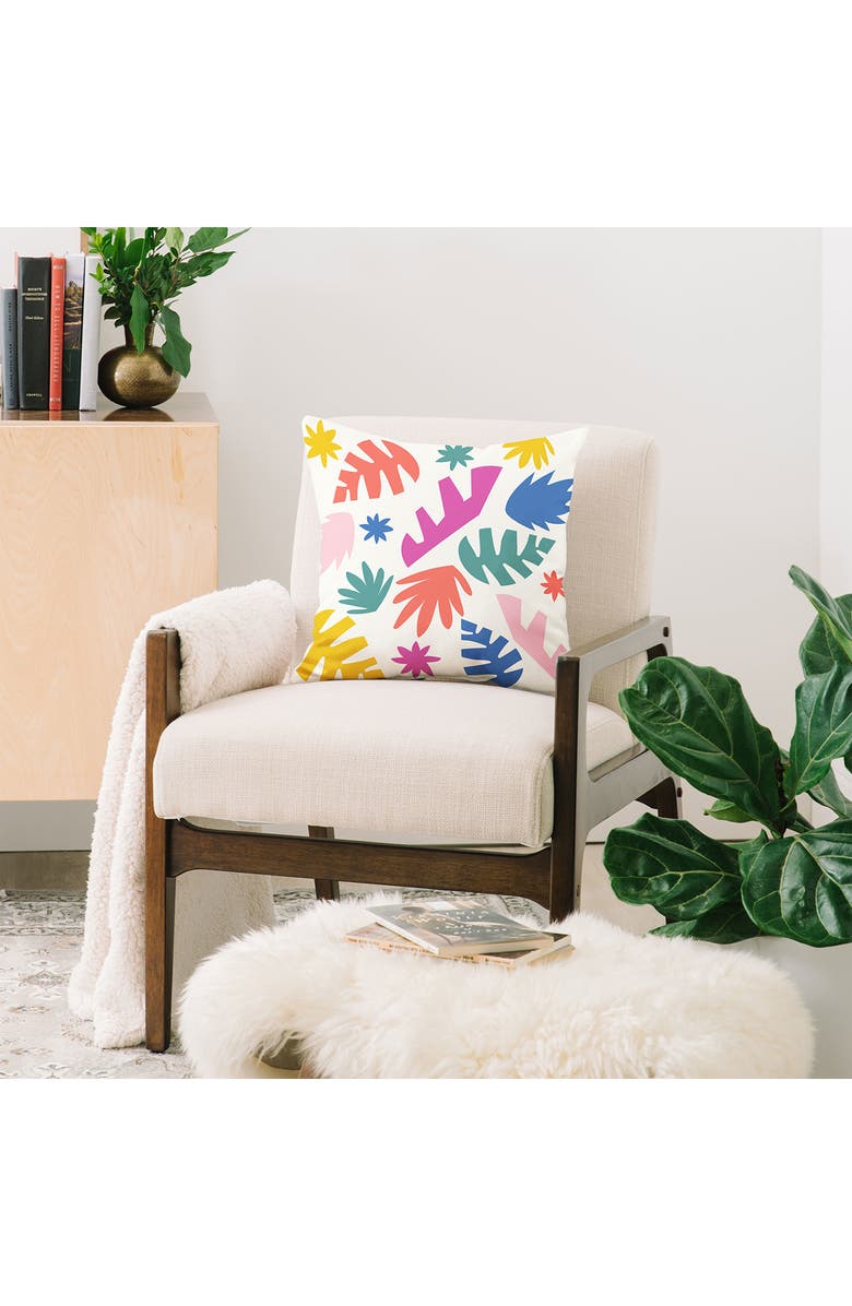 Deny Designs Zoe Wodarz Cut Paper Garden Throw Pillow | Nordstromrack