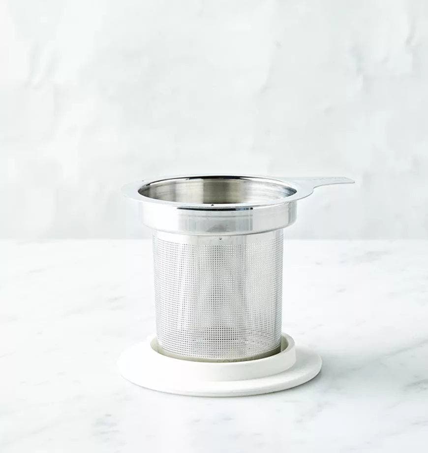 Samovar Tea Stainless Steel Tea Infuser with White Lid | Nordstrom