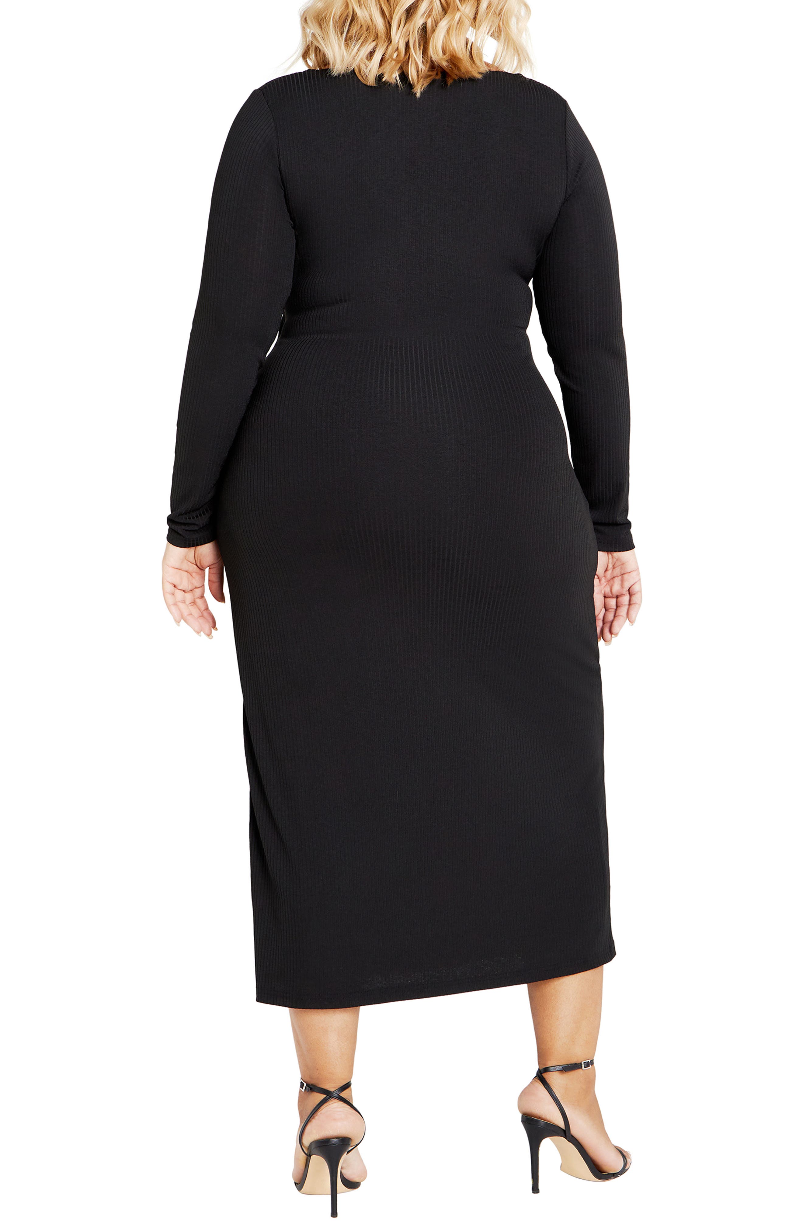 City Chic Blakely Long Sleeve Dress | Nordstromrack
