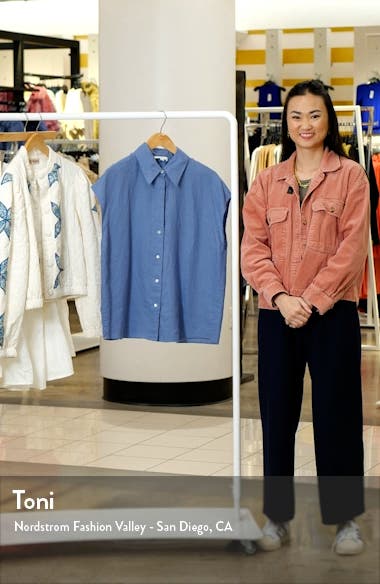 Vince Dolman Sleeve Linen Shirt | Nordstrom