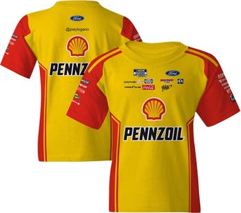 TEAM PENSKE Youth Team Penske Yellow Joey Logano Shell/Pennzoil Uniform ...