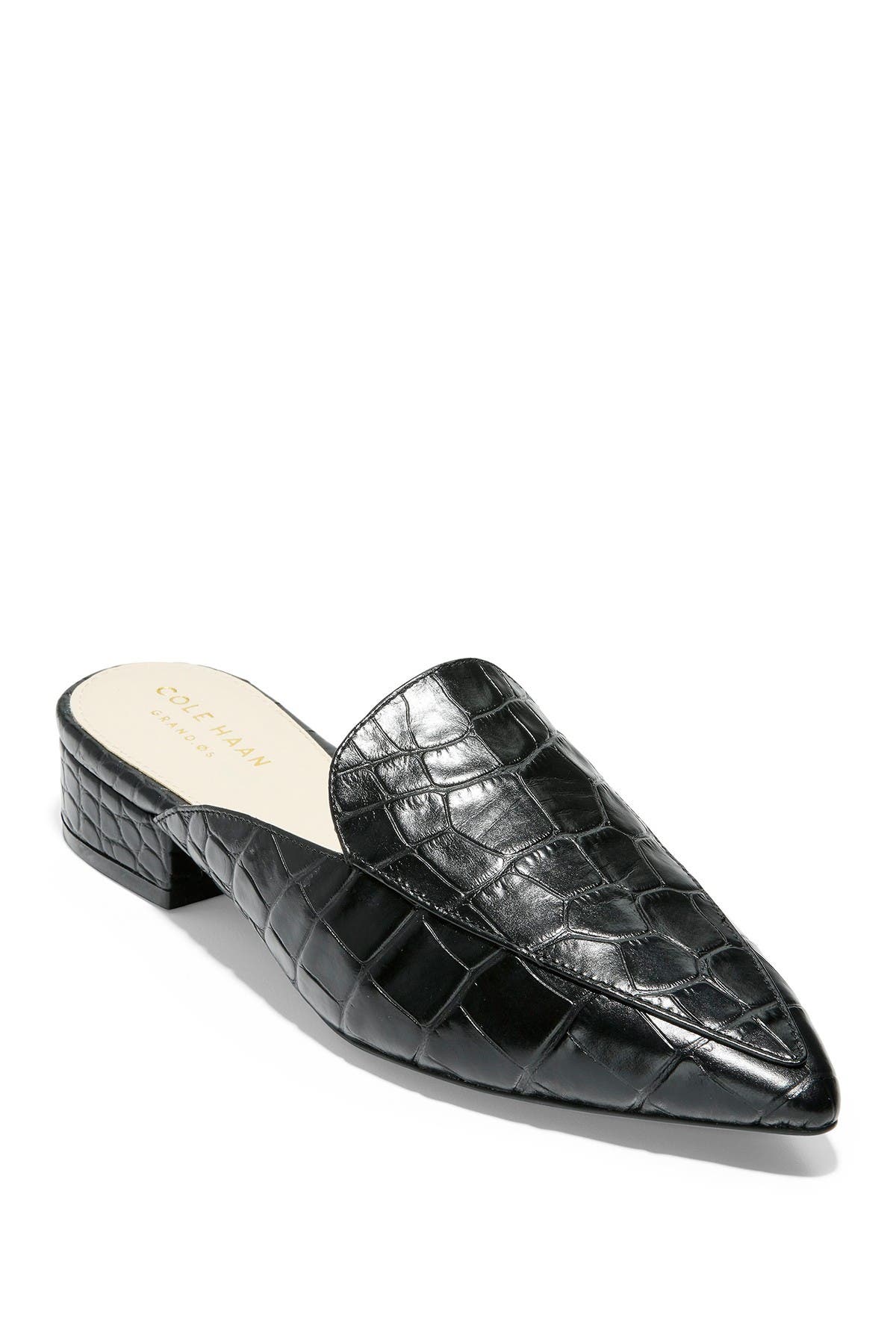 Cole Haan Piper Croc Embossed Mule - Wide Width Available | Nordstromrack