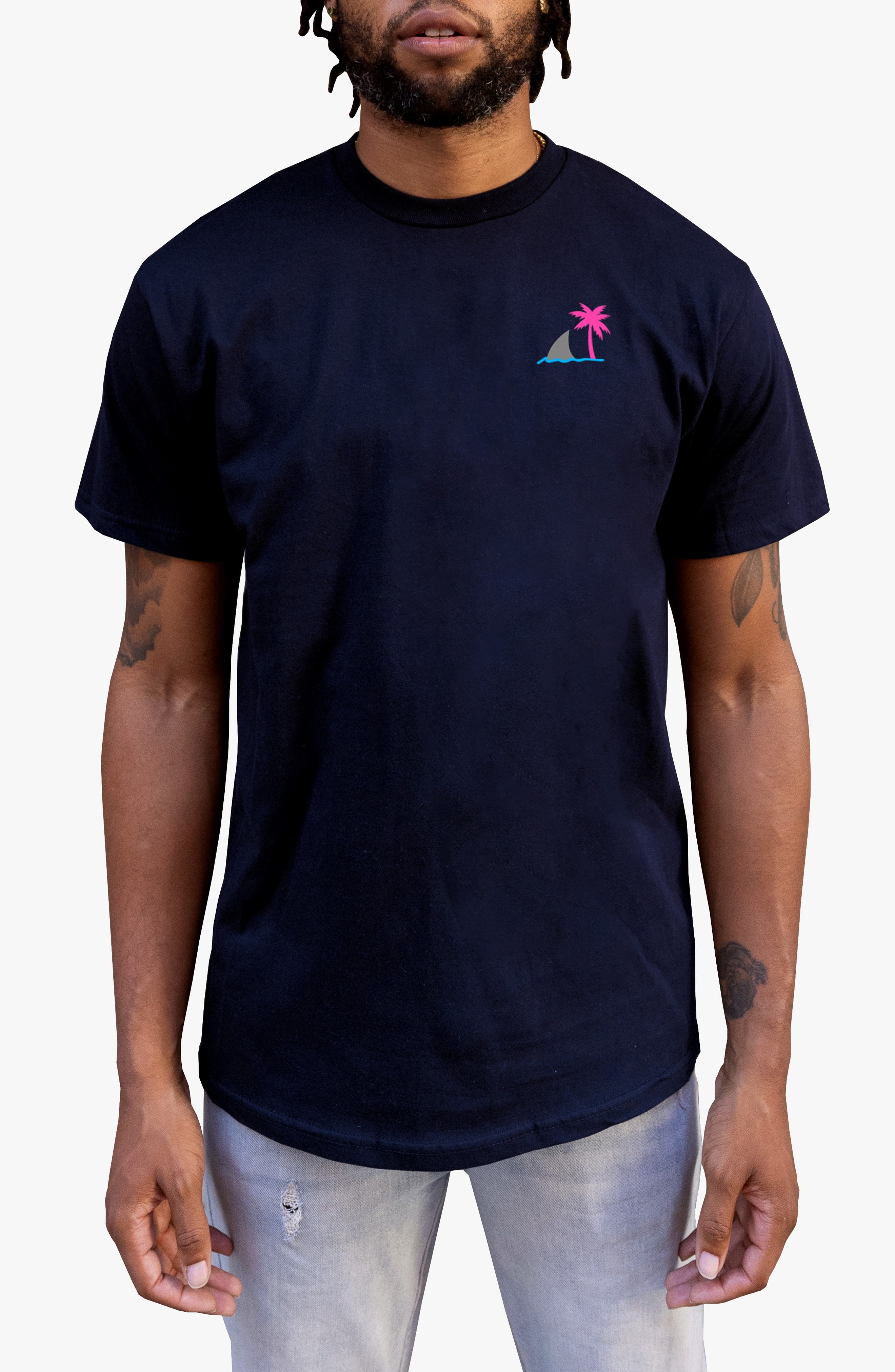 RIOT SOCIETY Shark Palm Cotton Graphic T-Shirt | Nordstromrack