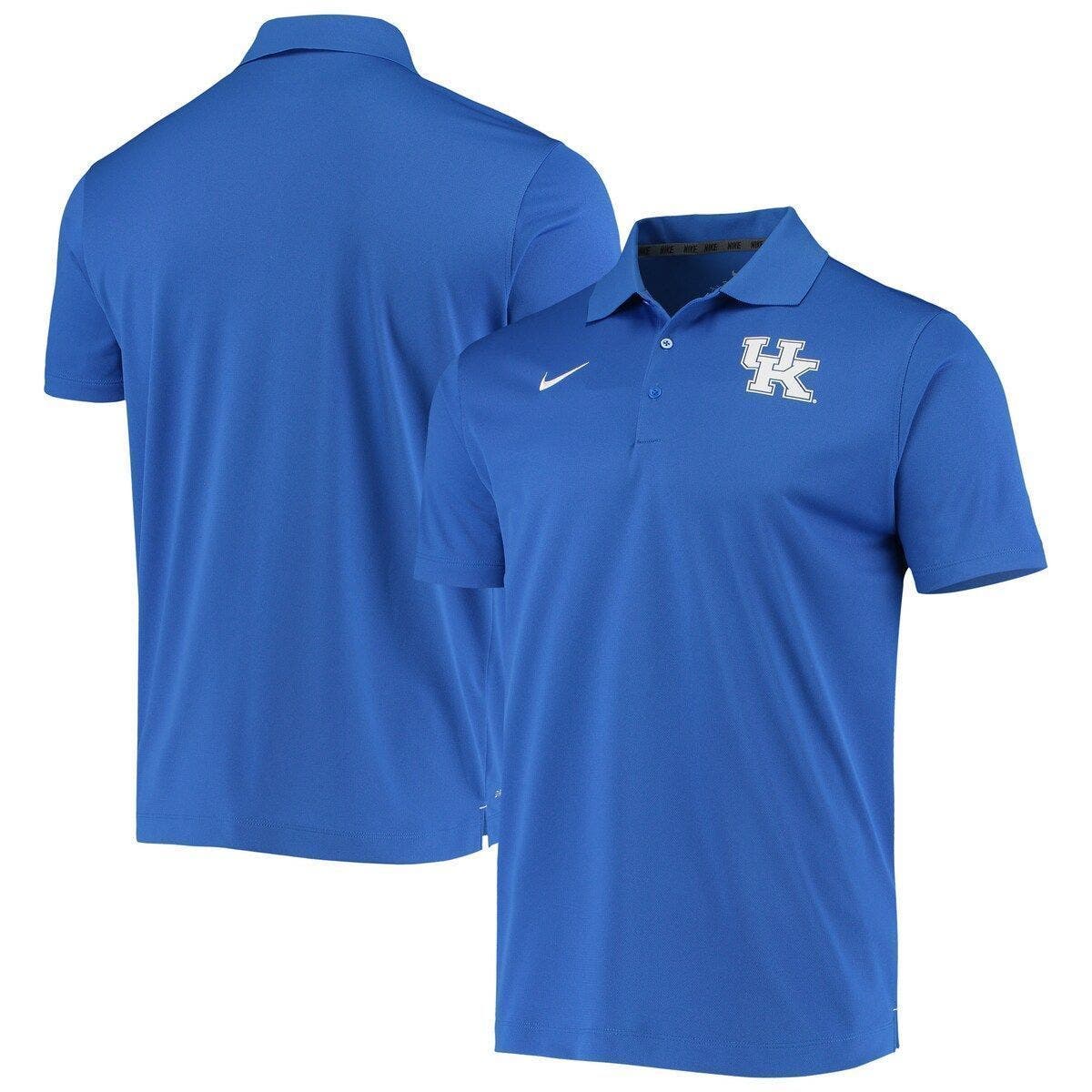 Nike Men's Nike Royal Kentucky Wildcats Logo Varsity Performance Polo ...