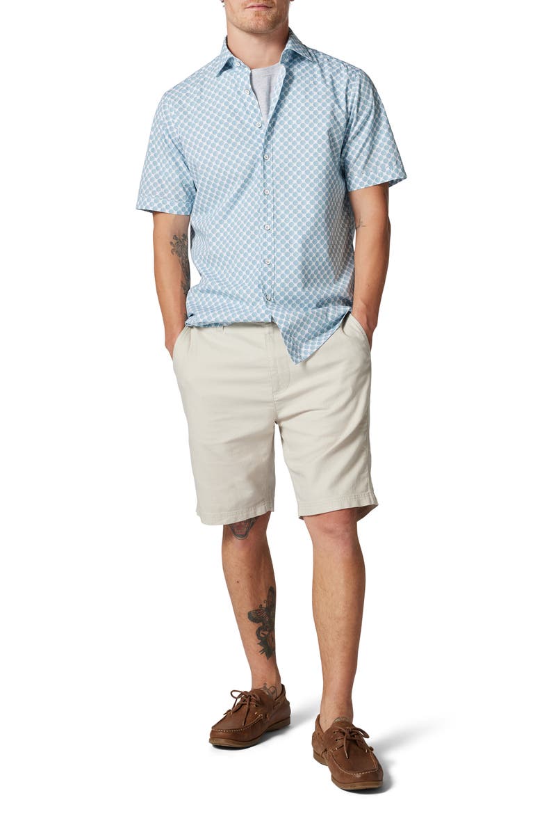 Rodd & Gunn Piemelon Bay Shell Print Short Sleeve Button-Up Shirt (Men ...