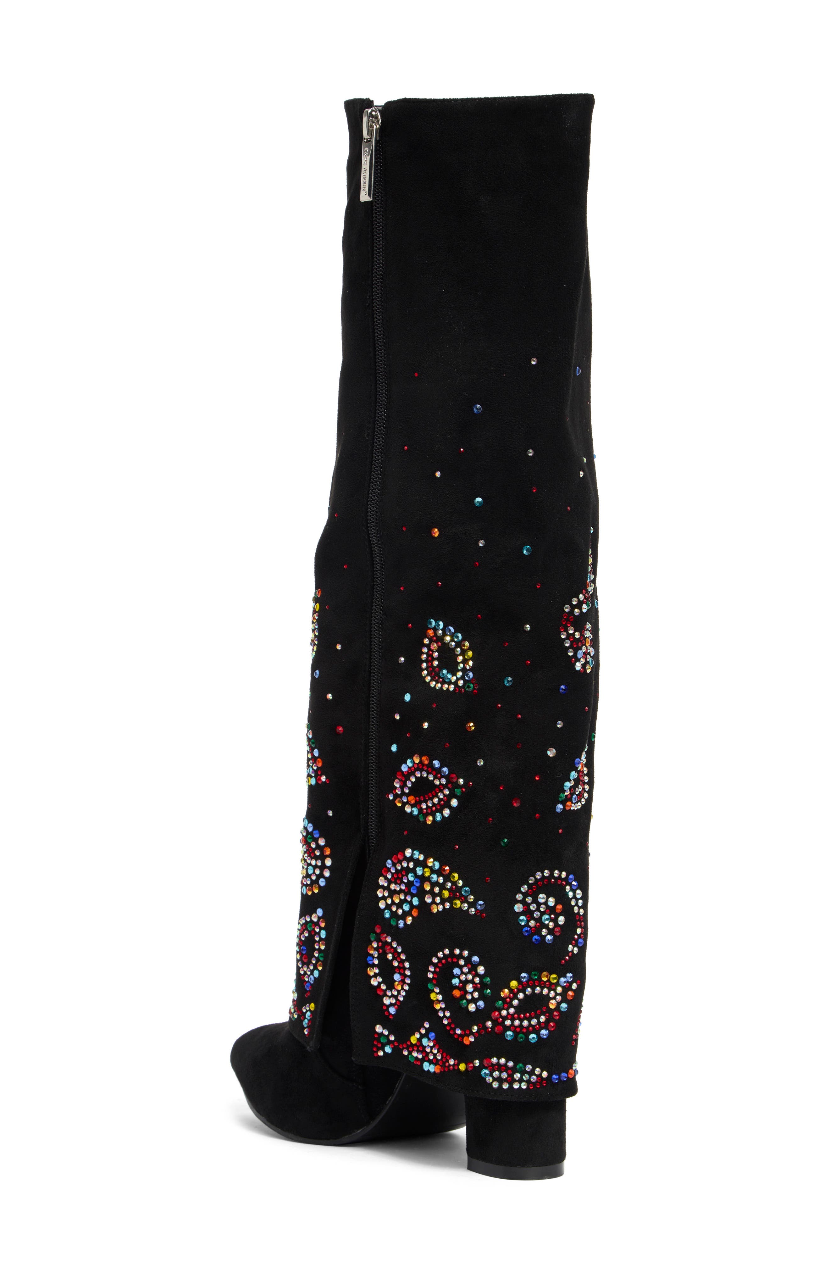 CAPE ROBBIN Lippa Crystal Embellished Boot (Women) | Nordstromrack