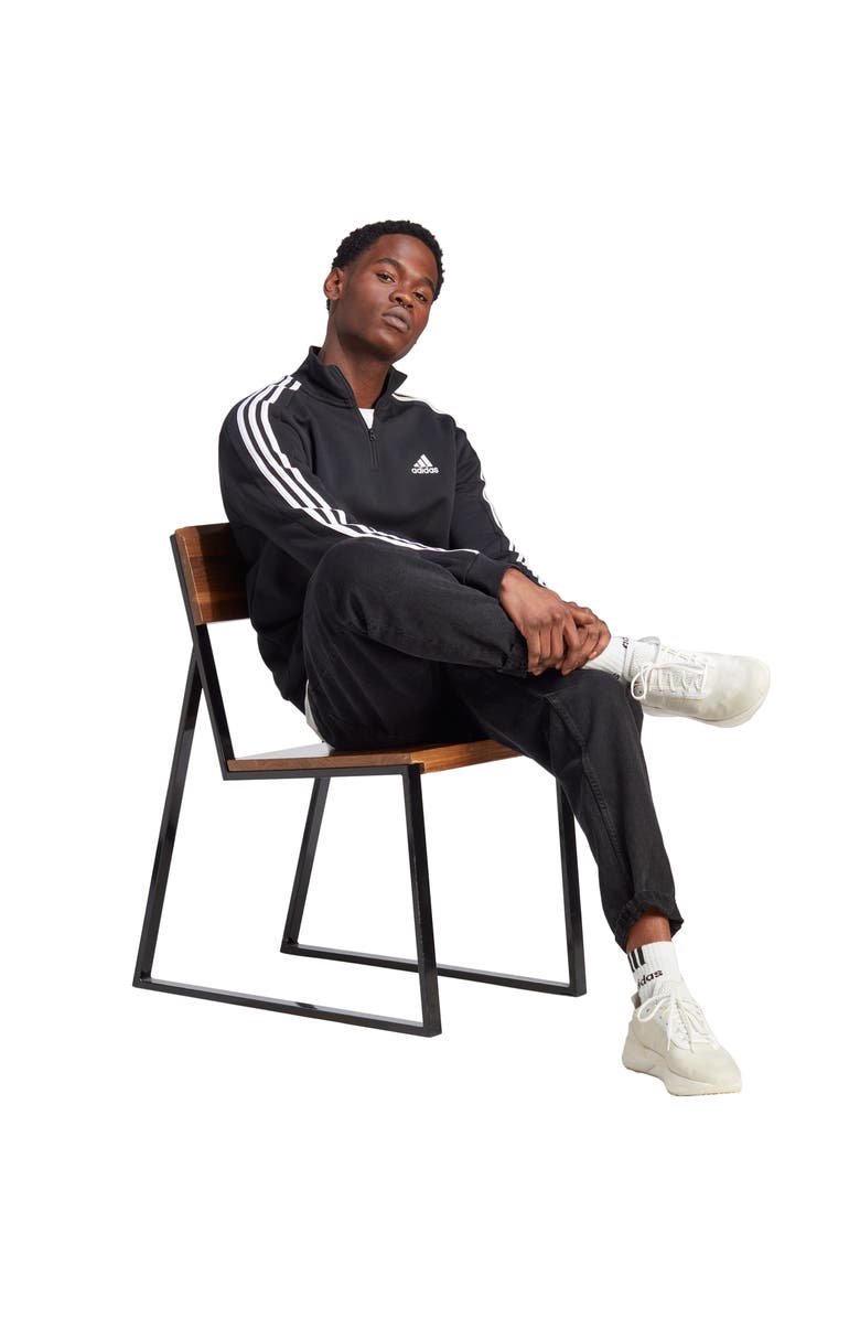 adidas Quarter Zip Fleece Sweatshirt | Nordstromrack