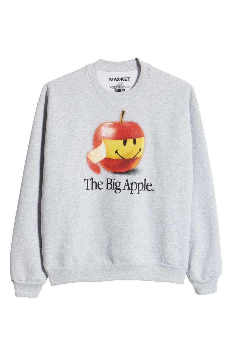 MARKET SMILEY® Big Apple Graphic Crewneck Sweatshirt | Nordstromrack