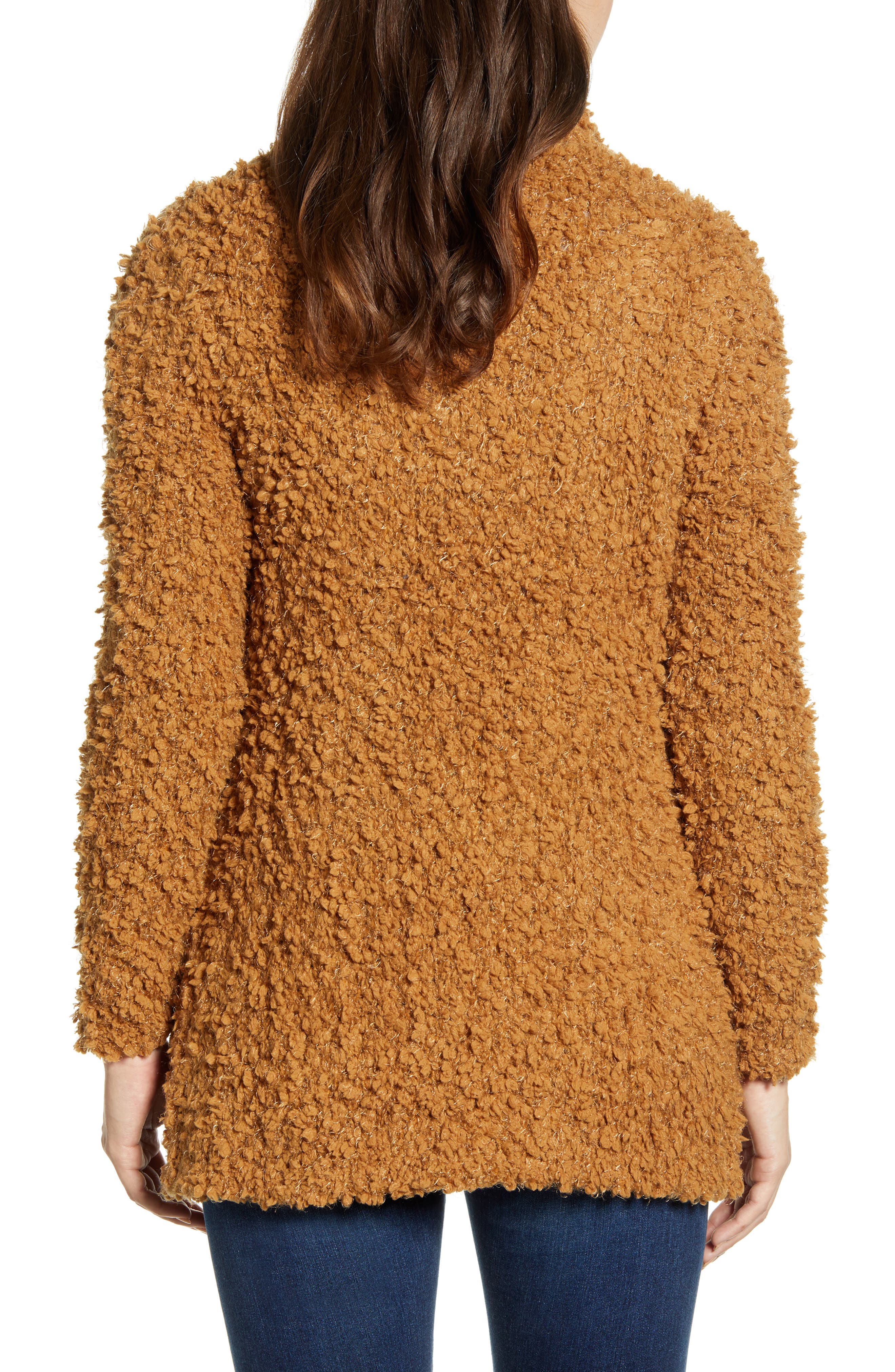Caslon® Teddy Open Front Cardigan | Nordstromrack