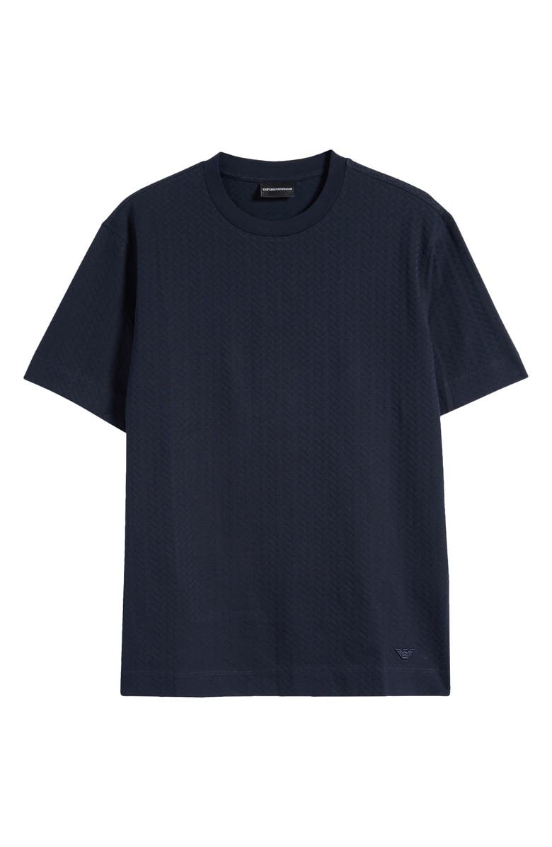 Emporio Armani Chevron Pattern Crewneck T-Shirt | Nordstromrack