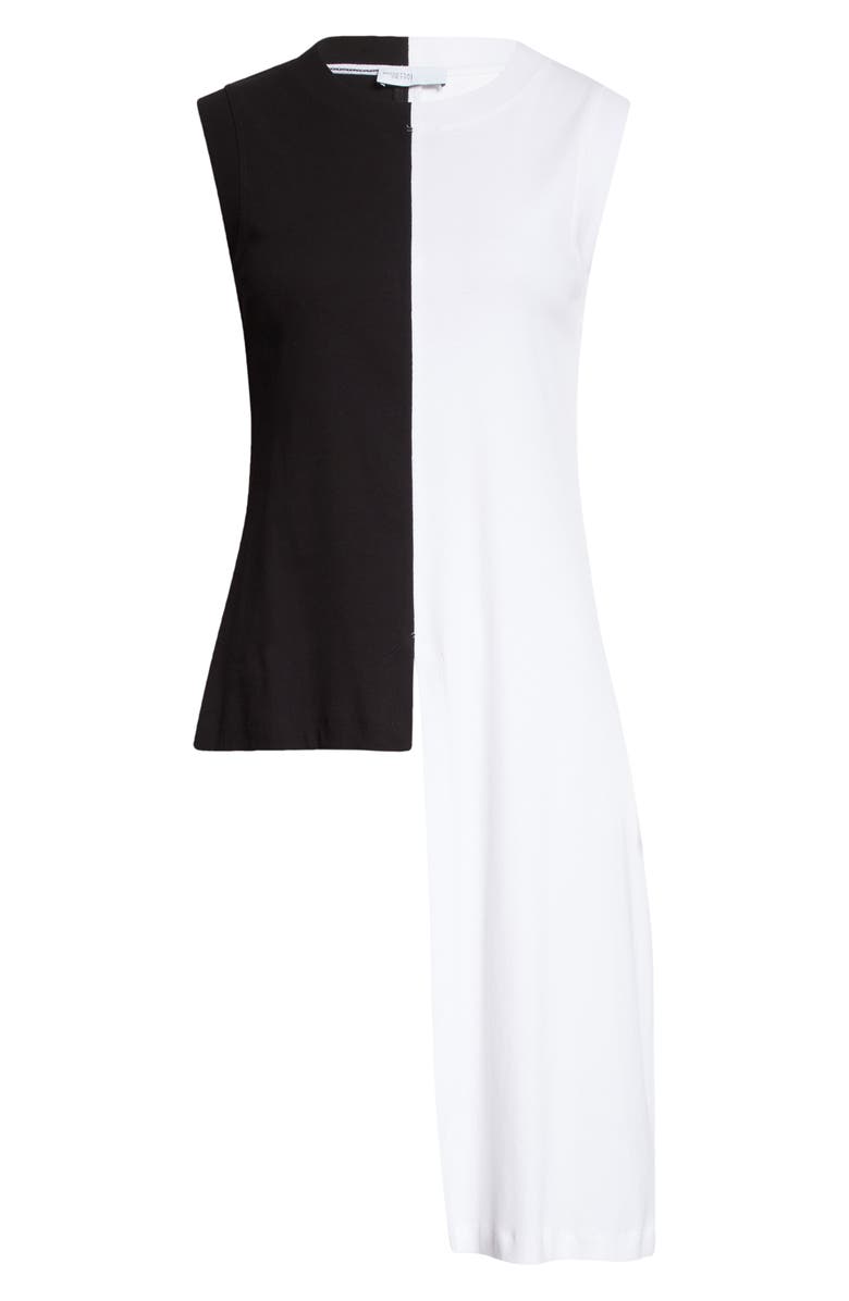 Rosetta Getty Two-Tone Asymmetric Split Hem Top | Nordstrom