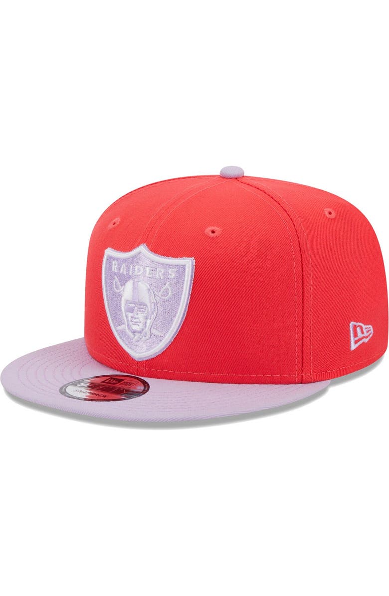 New Era Men's New Era Red/Lavender Las Vegas Raiders Two-Tone Color ...