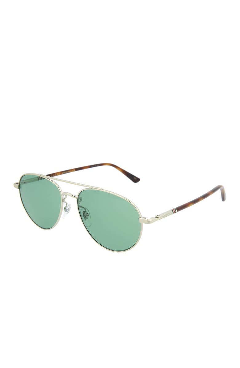 Gucci 56mm Aviator Core Sunglasses | Nordstromrack
