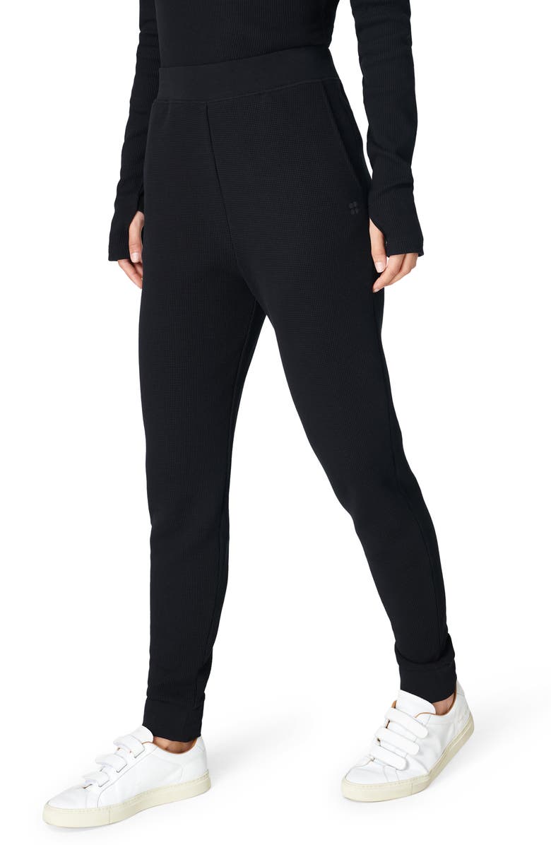 Sweaty Betty Laid Back Stretch Organic Cotton Thermal Joggers ...