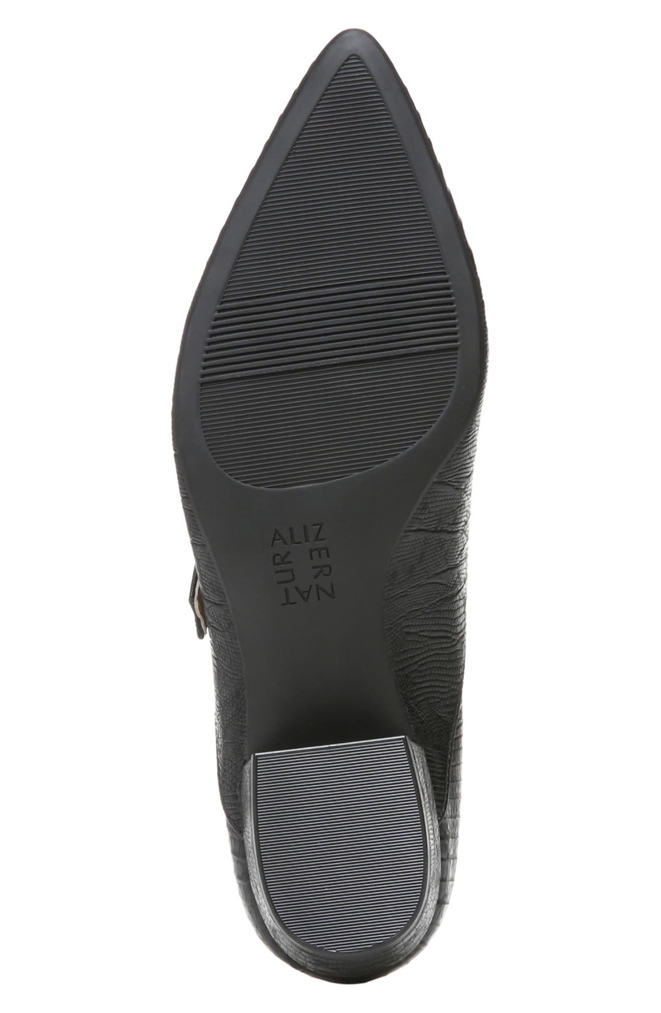 Naturalizer Florencia Croc Embossed Pointed Toe Flat (Women ...