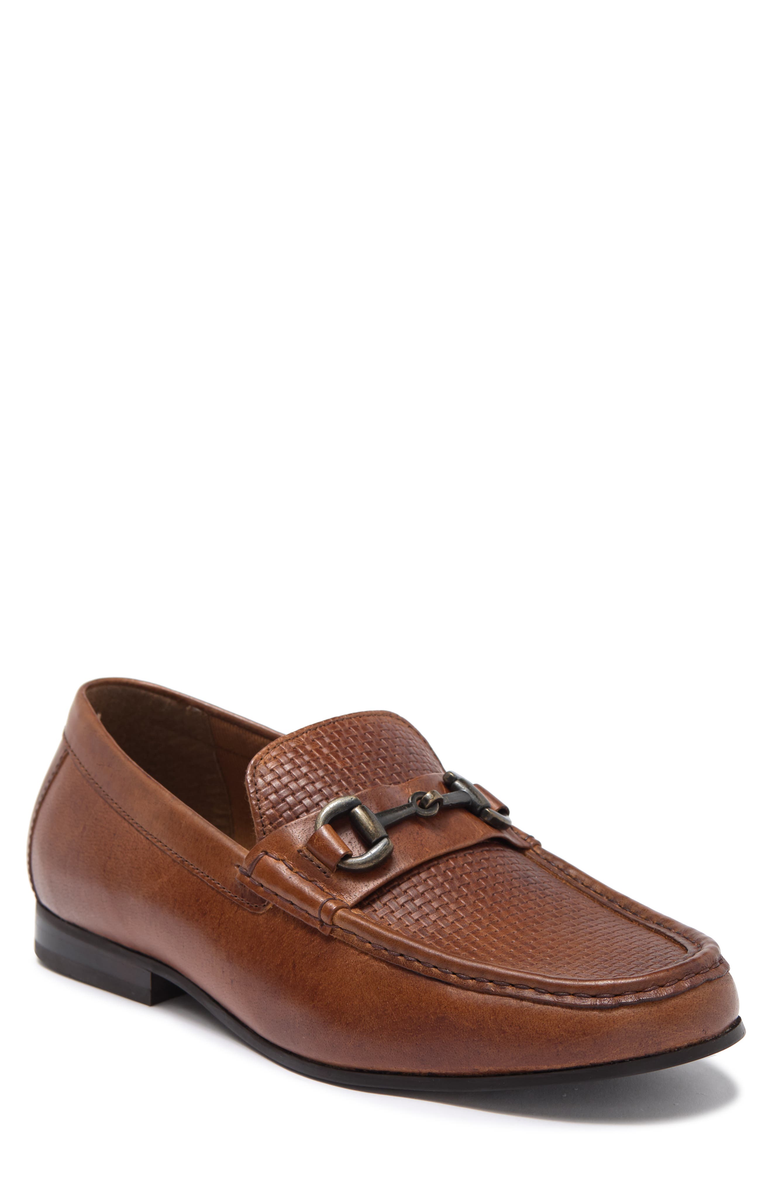 Steve Madden Leather Embossed Bit Loafer (Men) | Nordstromrack