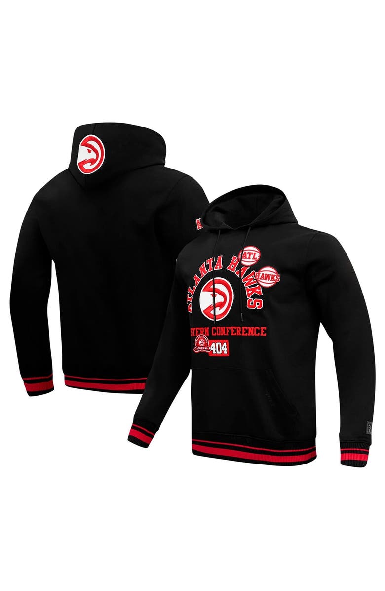 PRO STANDARD Men's Pro Standard Black Atlanta Hawks Area Code Pullover ...