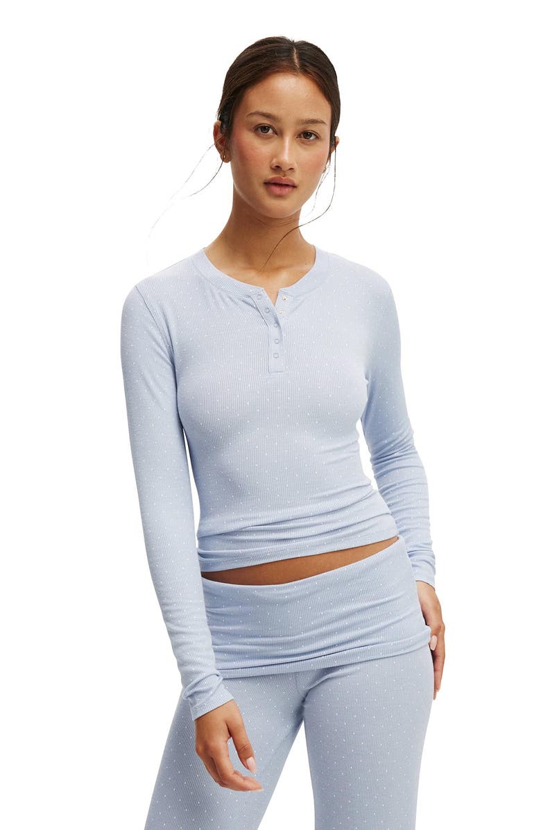 COTTON ON BODY Women's Airy Soft Henley Long Sleeve | Nordstrom