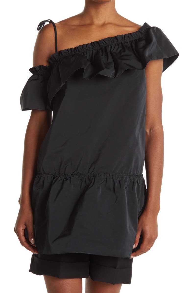 RED Valentino Off-The-Shoulder Ruffle Long Top | Nordstromrack