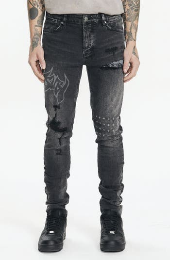 Ksubi Van Winkle Graffiti Skinny Jeans | Nordstromrack