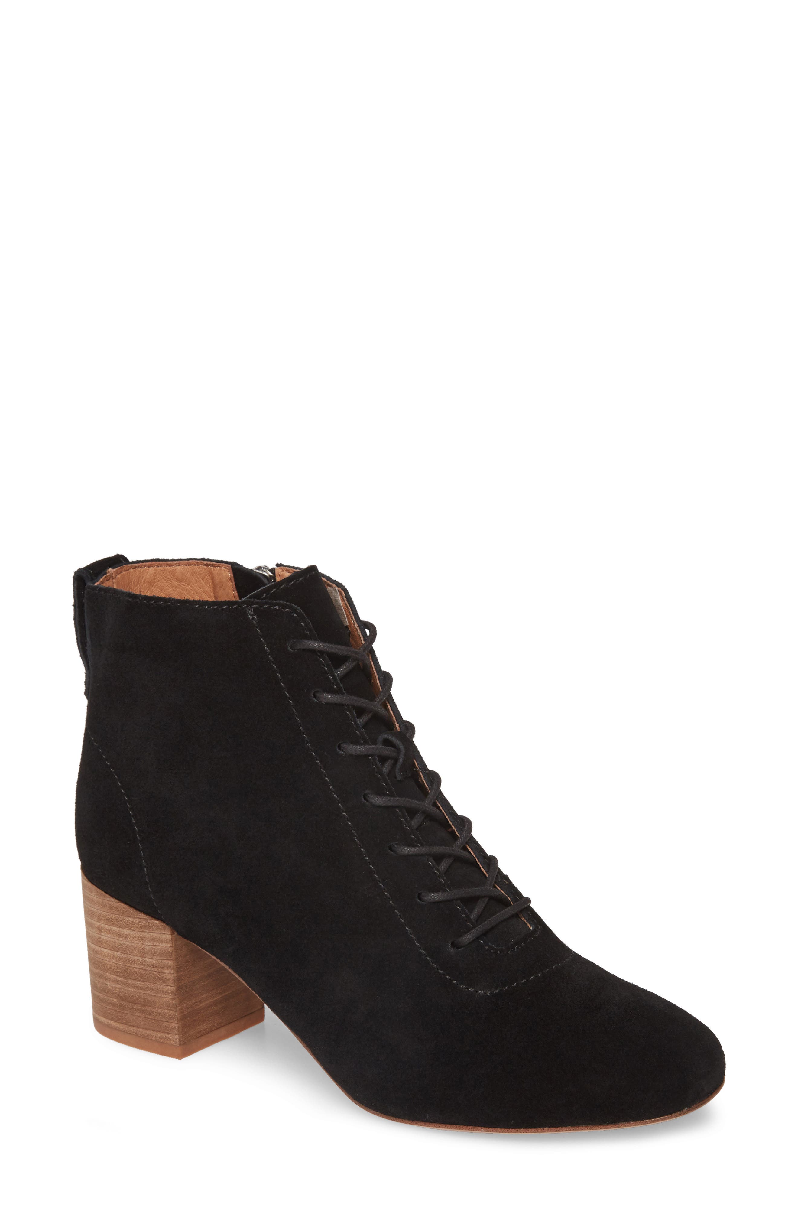 Madewell The Emilia Lace-Up Bootie (Women) | Nordstromrack