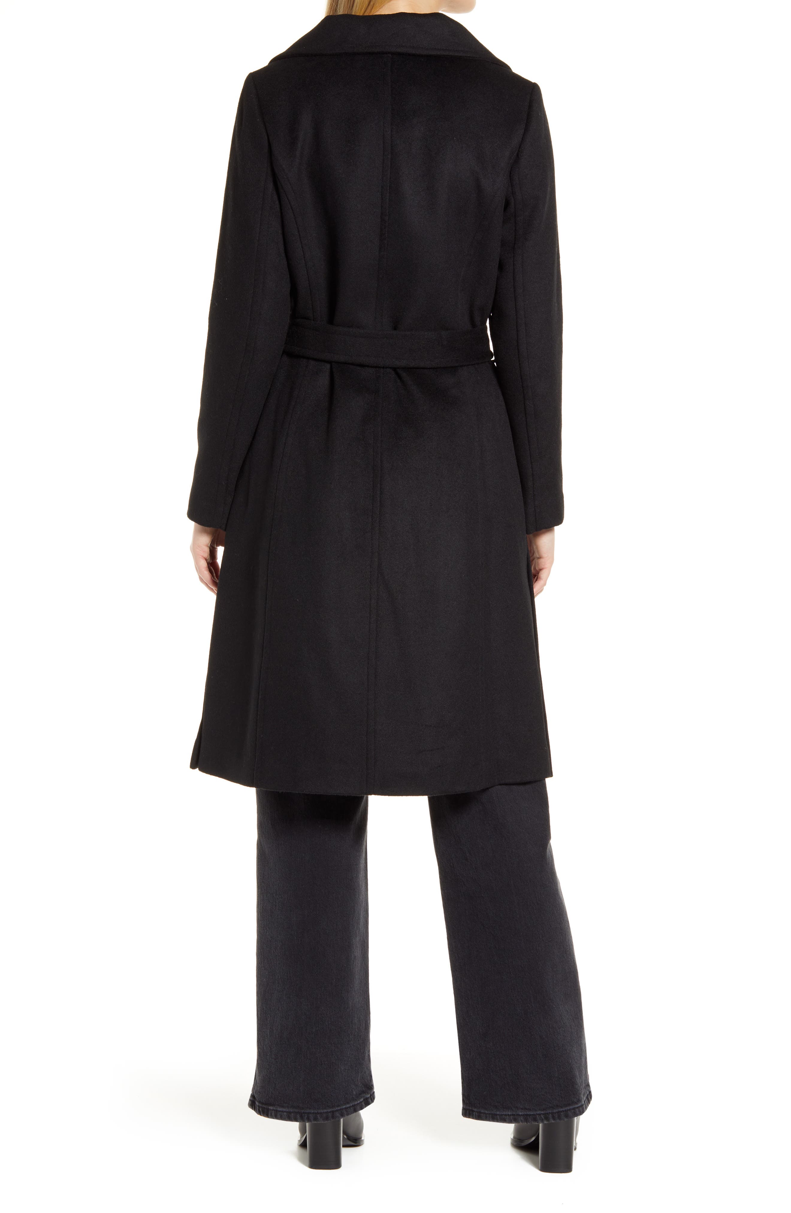 Kenneth Cole New York Belted Wool Blend Coat | Nordstrom