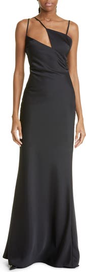 The Attico Melva Strappy Satin Gown | Nordstrom