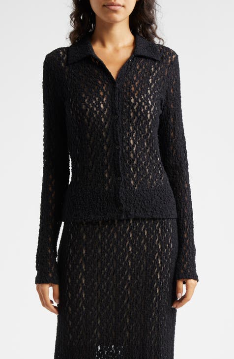 Women's Lace Button Up Tops | Nordstrom