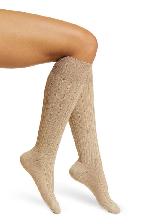 Womens tan socks store