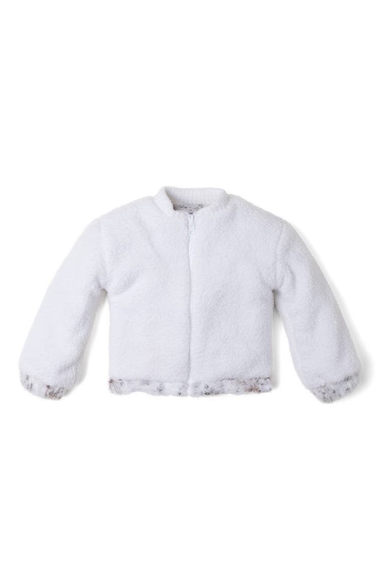 Barefoot Dreams® Kids' Faux Fur Reversible Bomber Jacket | Nordstromrack