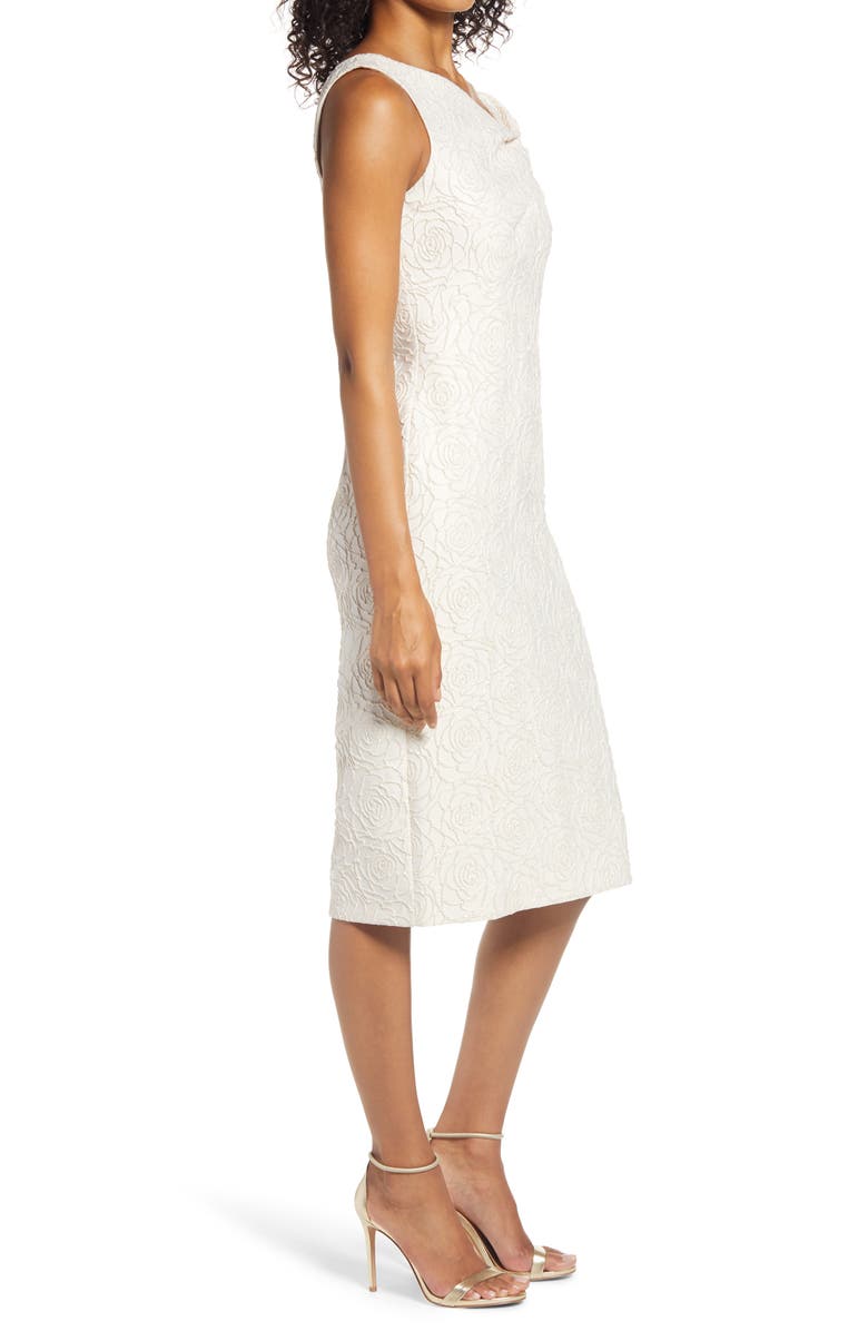 Donna Ricco Stretch Jacquard Sleeveless Dress | Nordstromrack