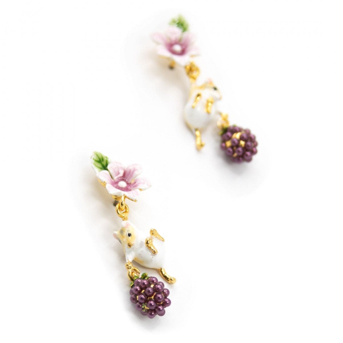 Bill Skinner Studio Blackberry & Mouse Drop Earrings | Nordstrom